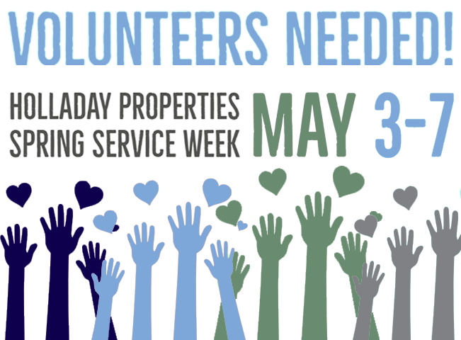 Holladay introduces Spring Service Week | Holladay Properties